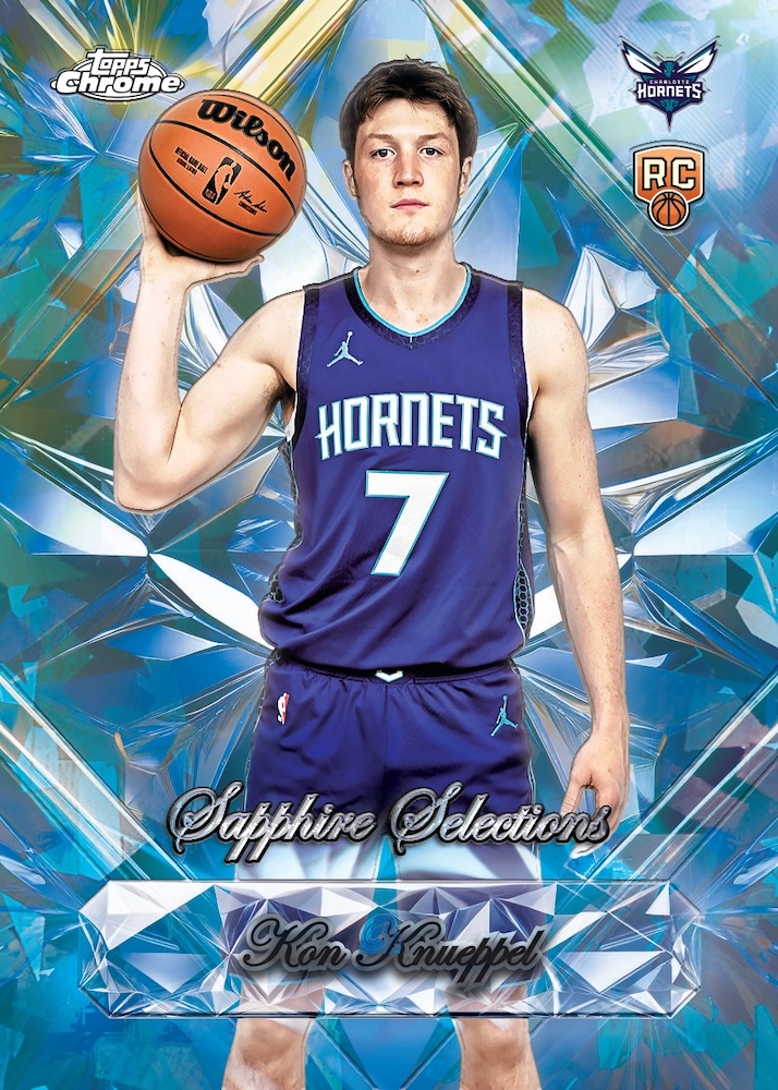 2025-26 Topps Chrome Sapphire Basketball Checklist, Set Details