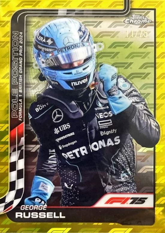 2025 Topps Chrome LogoFractor Formula 1 Checklist, Set Details