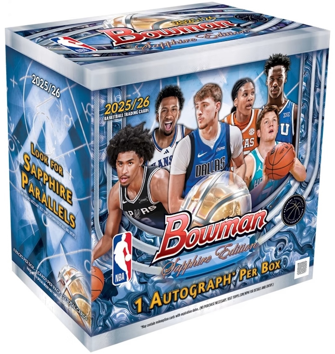 2025-26 Bowman Sapphire Basketball Checklist, Set Info, Boxes