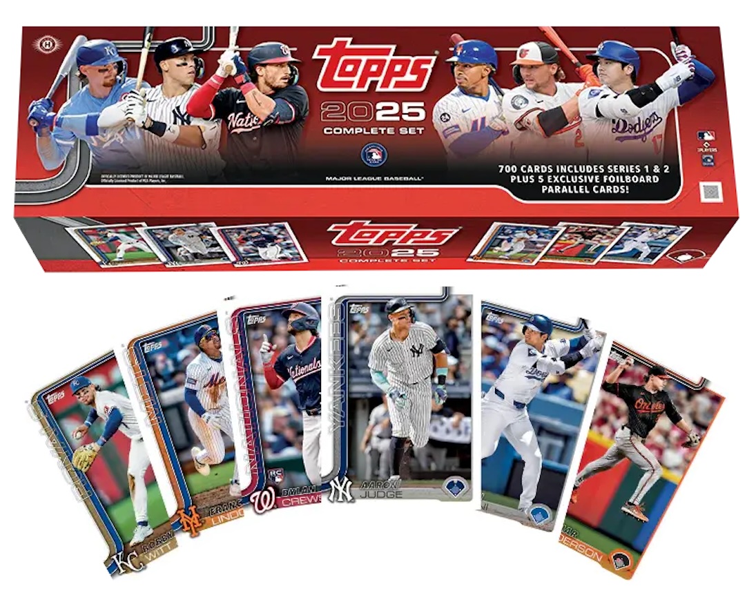 2025 Topps Baseball Complete Set Checklist, Exclusives Details