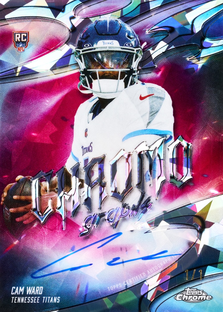 2025 Topps Chrome Sapphire Football Checklist, Set Details, Odds