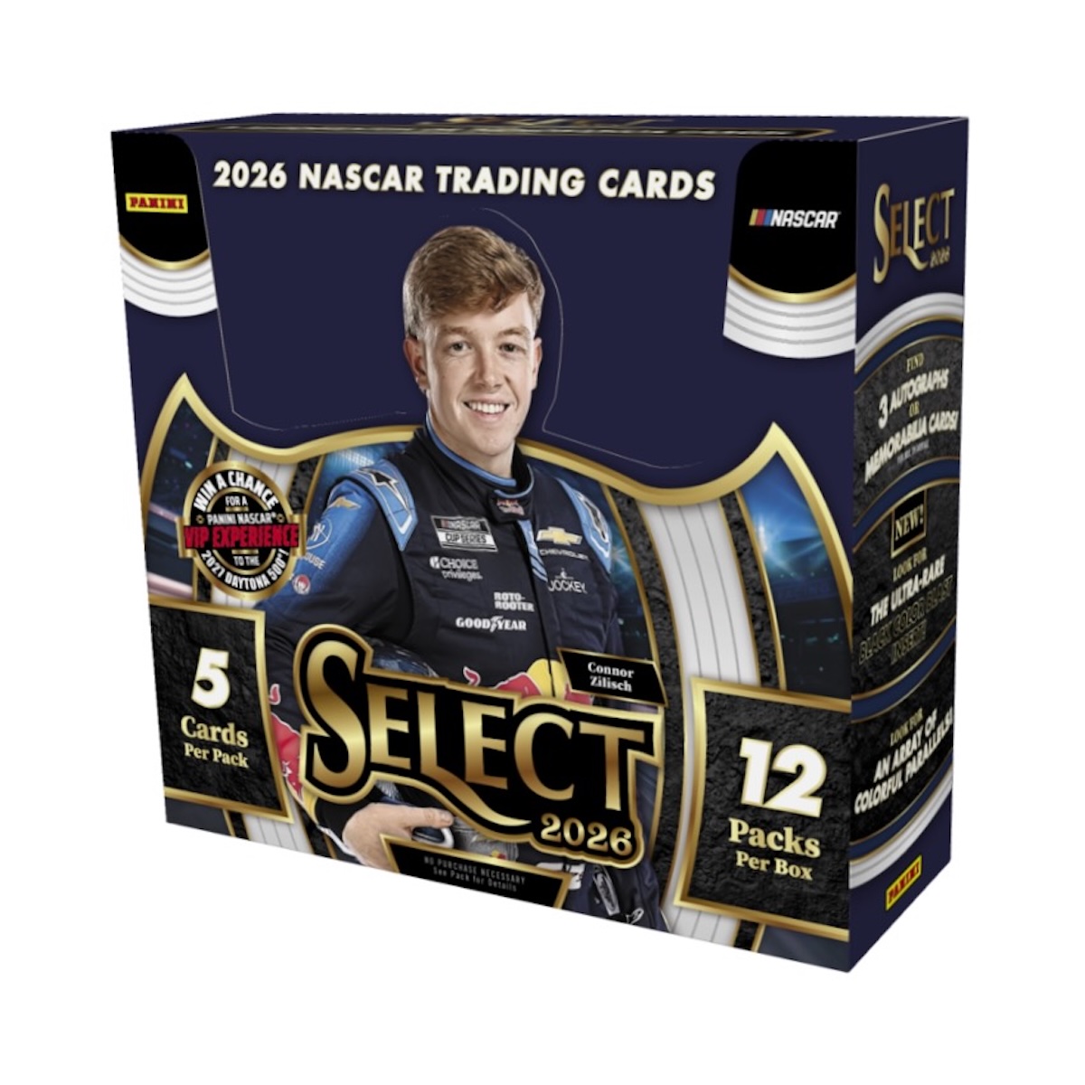 2026 Panini Select NASCAR Racing Checklist, Set Details, Boxes