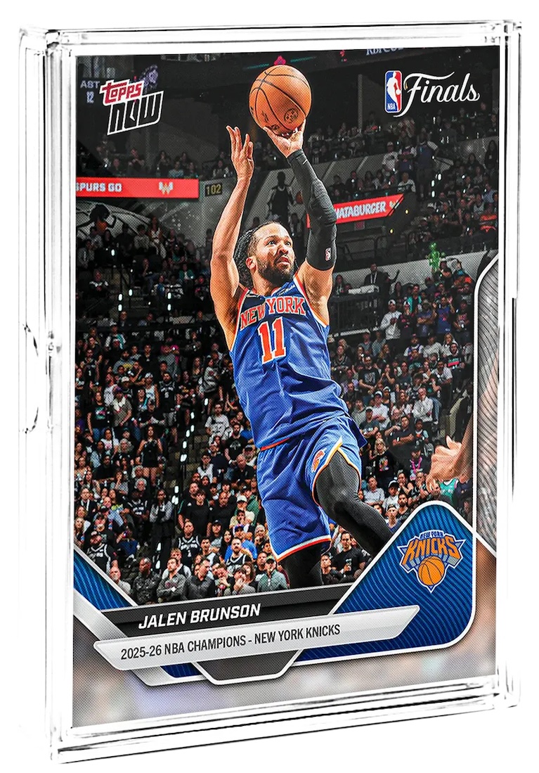 2026 Topps Now New York Knicks NBA Champions Checklist